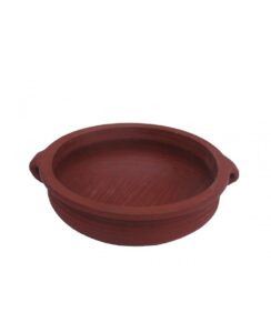 MANCHATTY,CLAY COOKING POT RED-with lower handle | Spice So Craft